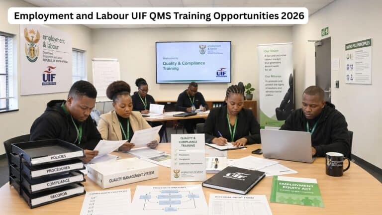 Employment and Labour & UIF QMS Training Opportunities 2026 Open for ...