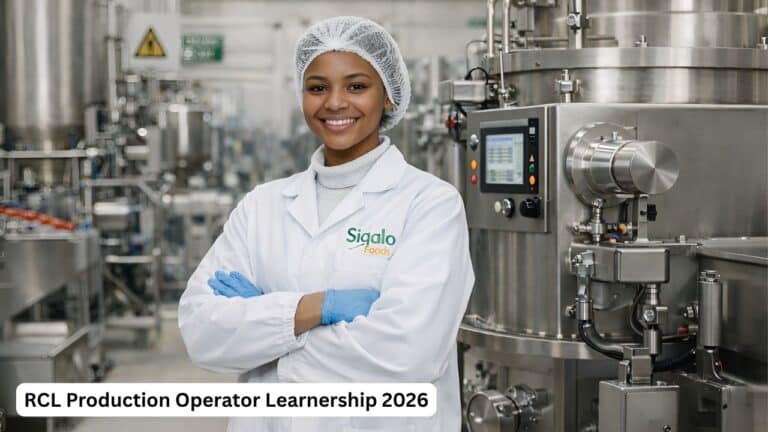 RCL Production Operator Learnership 2026 Gives Matriculants a Real ...