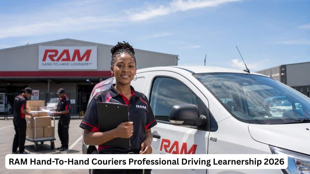 RAM Hand-To-Hand Couriers Professional Driving Learnership 2026: R4,000 ...