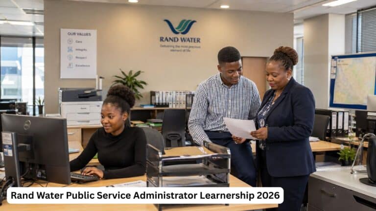 Rand Water Public Service Administrator Learnership 2026 Opens NQF ...