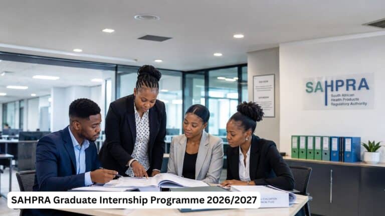 SAHPRA Graduate Internship 2026/2027 Offers R16,666 Monthly Stipend