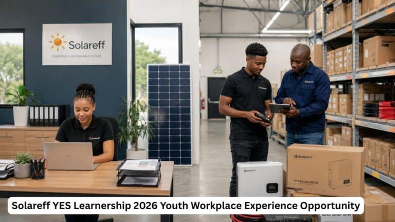 Solareff YES Learnership 2026 Opens 14 Youth Workplace Experience Positions
